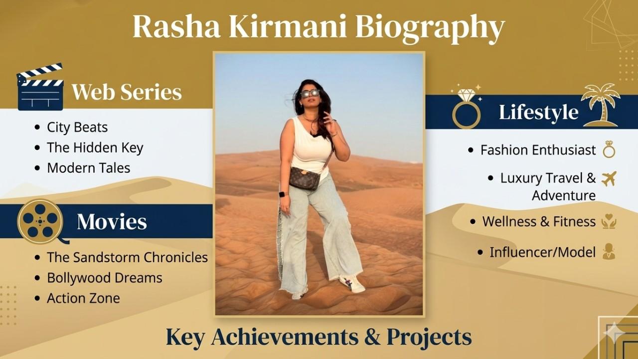 Rasha Kirmani Biodata Movies Web Series Personal Life & More